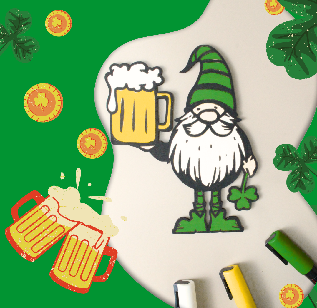 St. Patrick's Day Themed Laser Cutting File Collection - Festive Desig ...