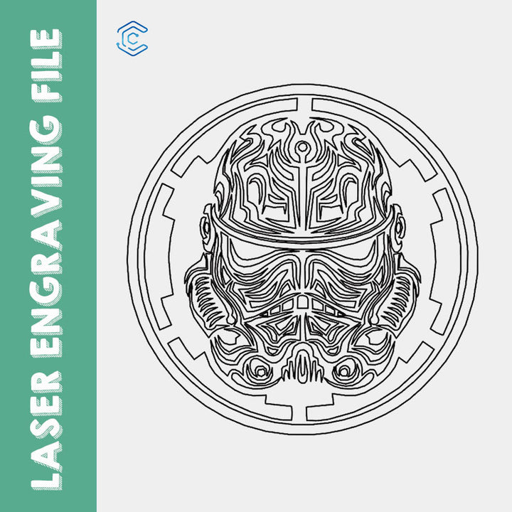Star War style 2 laser engraving file