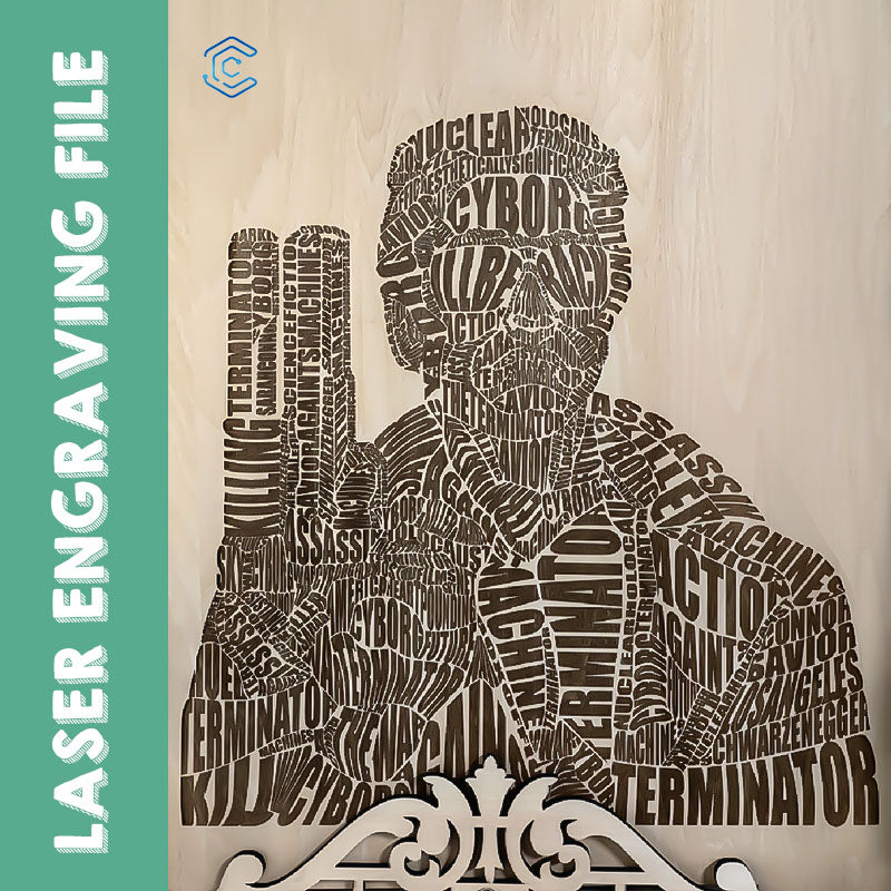 The Terminator laser engraving file – Creatorally