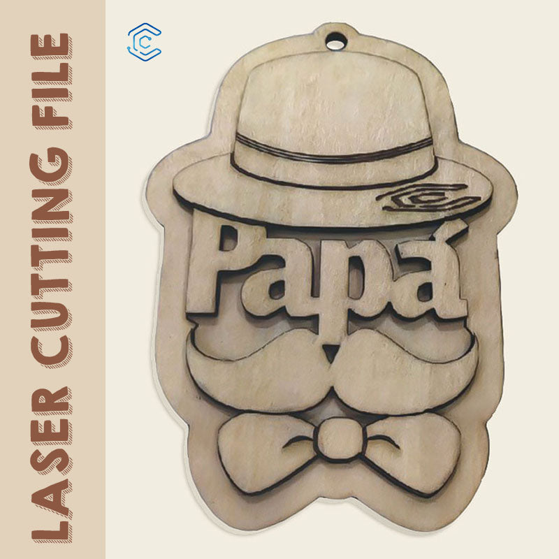 Father’s Day gift laser cutting file by Creatorally