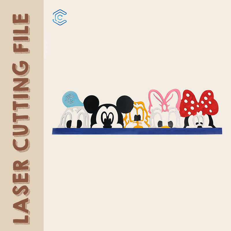 Disney Mickey&his friends FREE laser cutting file by Creatorally