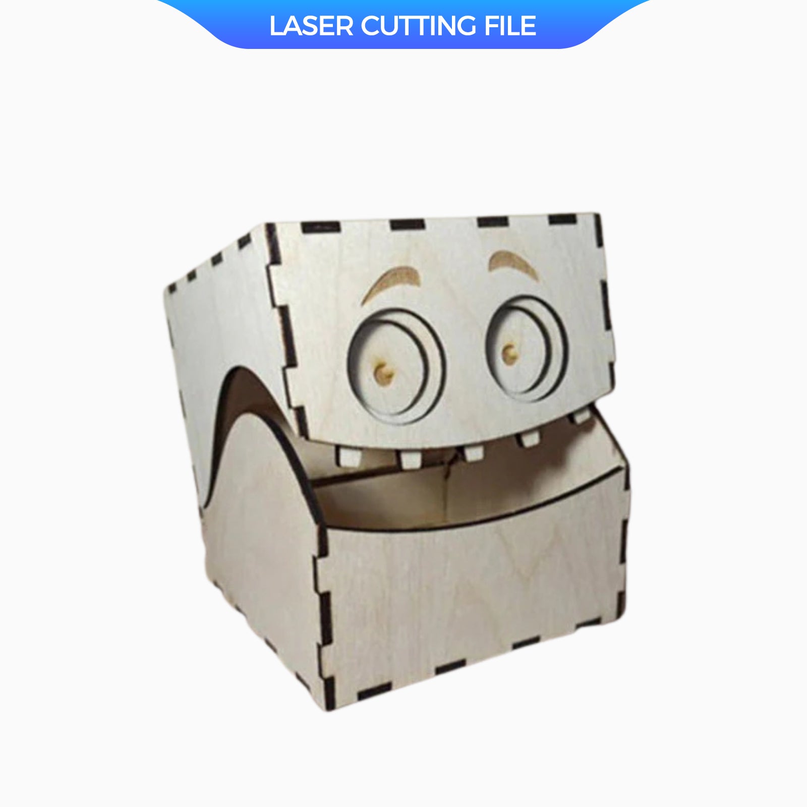Children's Day monster box laser cutting file – Creatorally