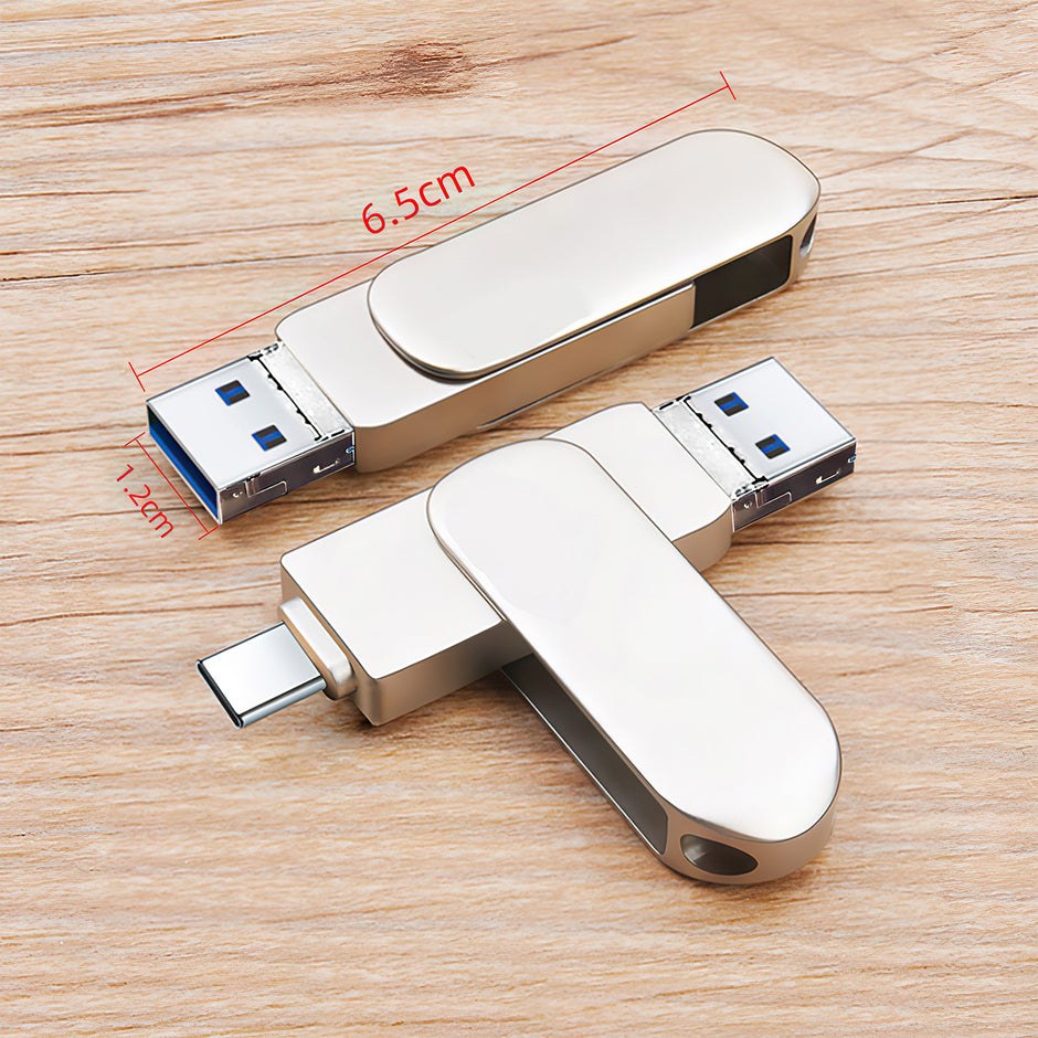 High Speed USB External Storage Compatible for iPhone/Android/PC/Huawei
