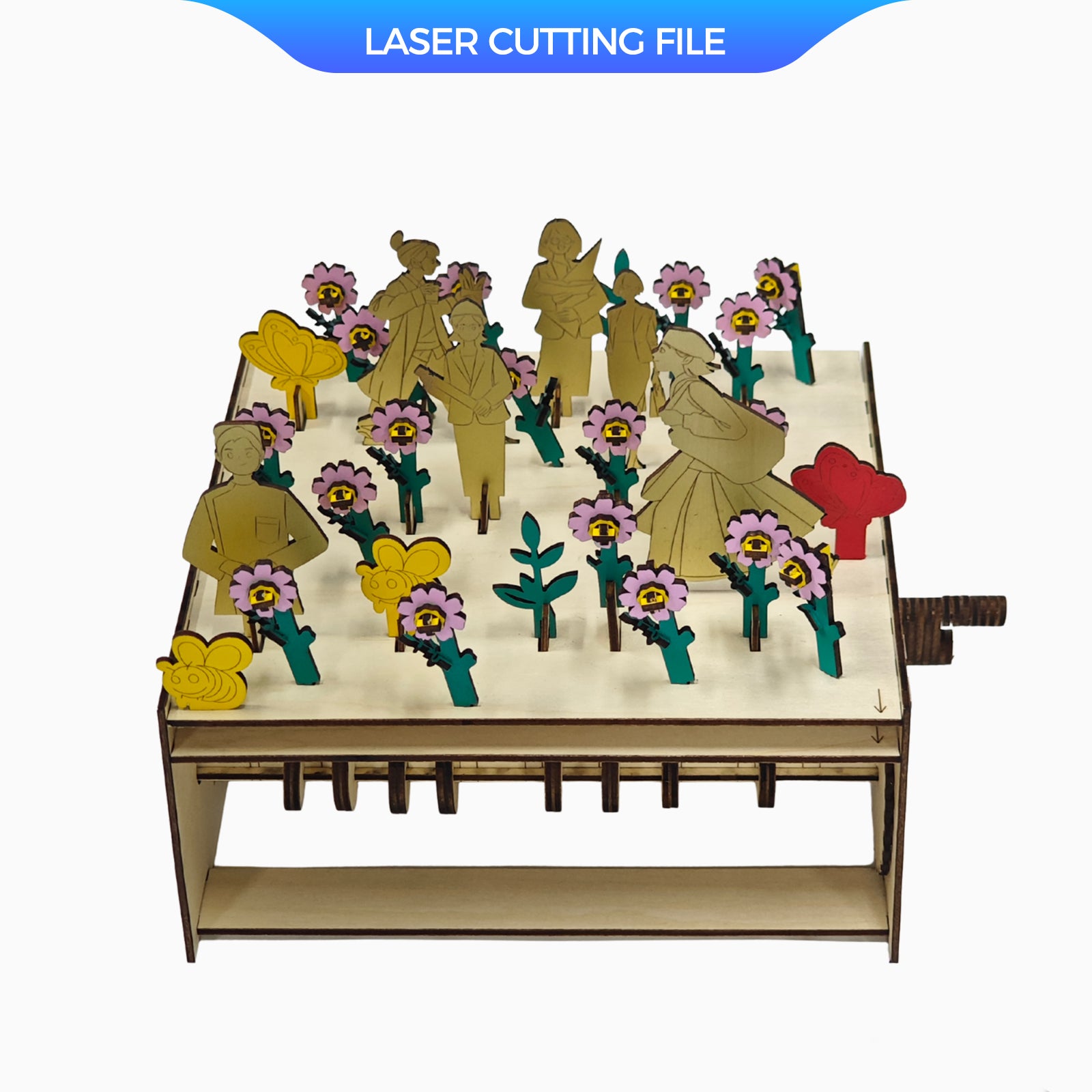 Mother’s Day 3D Puzzle SVG – Interactive Laser Cut Women Tribute DIY K ...
