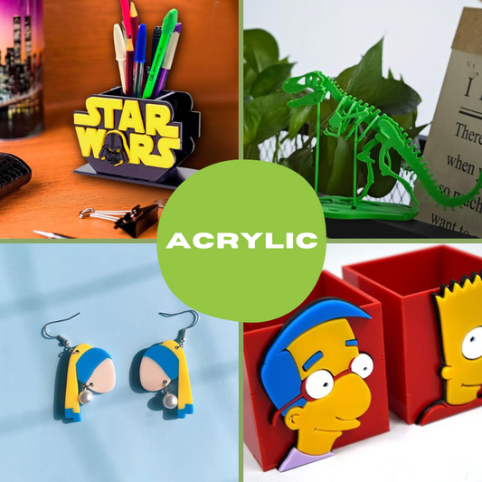 Creatorally 3pcs 12"x12” 1/8” Colored Opaque Acrylic Sheet