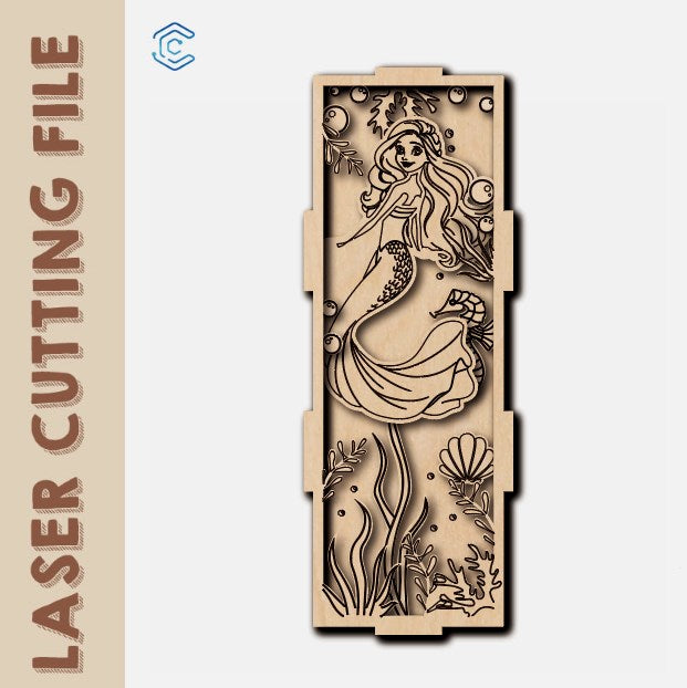 Mermaids Box Laser Cutting File - Create Your Own Magical Treasure ...