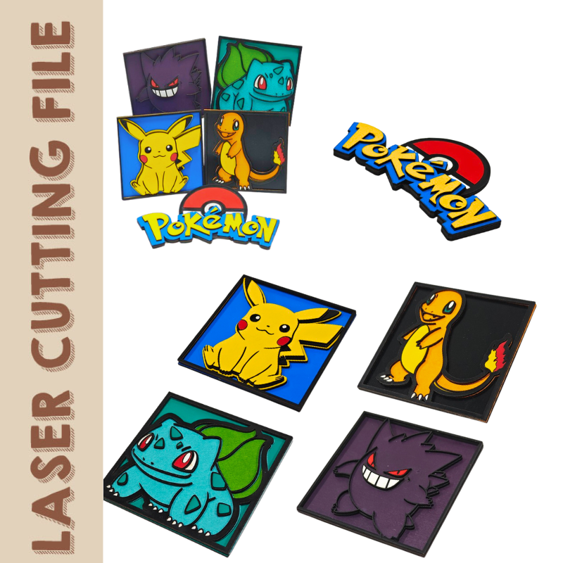 Pokémon Multilayer Decor: Bring Pikachu & Friends to Life by Creatorally